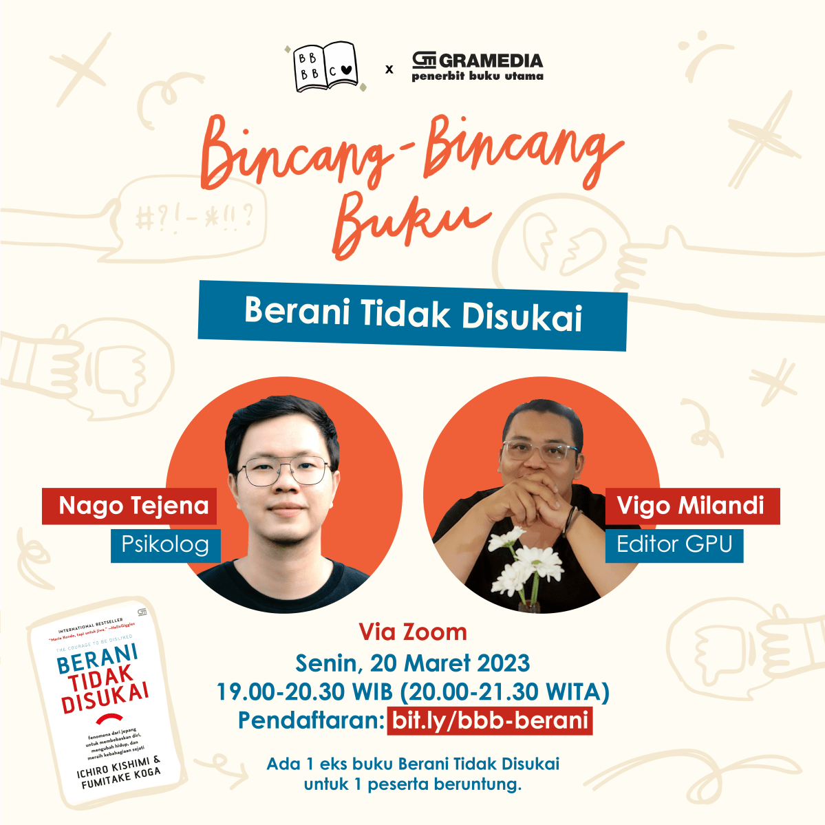 Bincang-Bincang Buku: ‘Berani Tidak Disukai’ – Buibu Baca Buku Book Club
